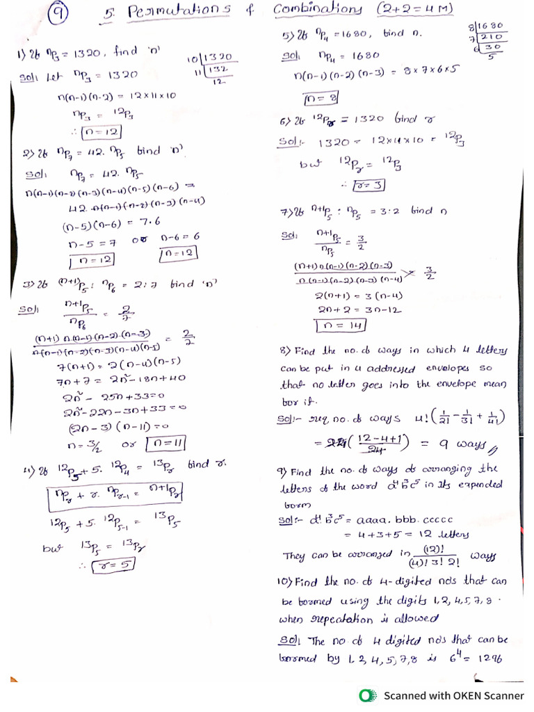 MATHS 2 (A) VSAQ's - 2 | PDF