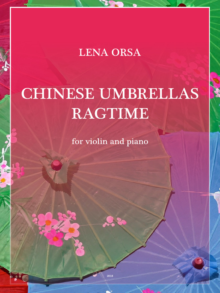 Chinese Umbrellas Ragtime For Violin and Piano | PDF | Sports & Recreation