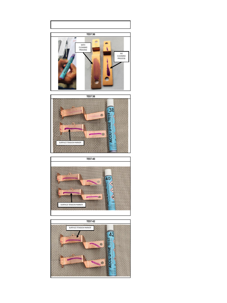 Surface Tension Tests | PDF