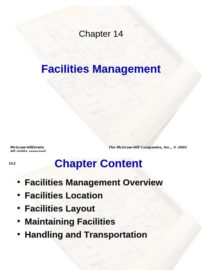 Chap014 Facilities Management | PDF | Business