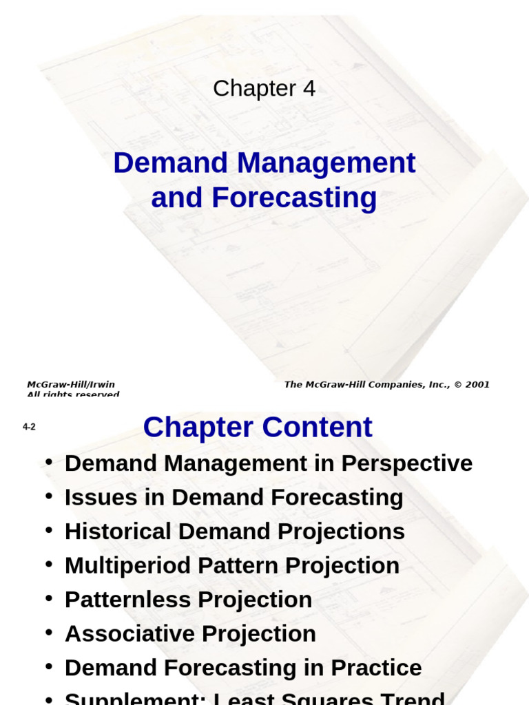 Chap004Demand Management and Forecasting | PDF | Forecasting | Data Analysis