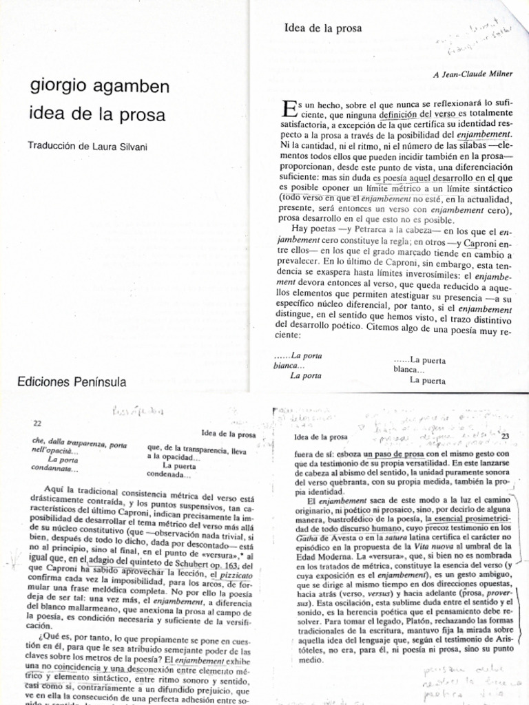Idea de La Prosa | PDF