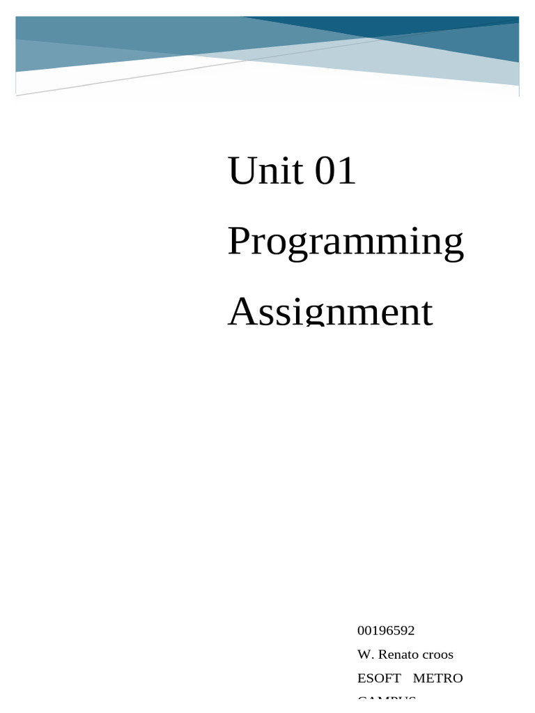 E208479-1714928311907-481907-Unit-01 Programming Assignment | PDF ... E208479-1714928311907-481907-Unit-01 Programming Assignment | PDF ...