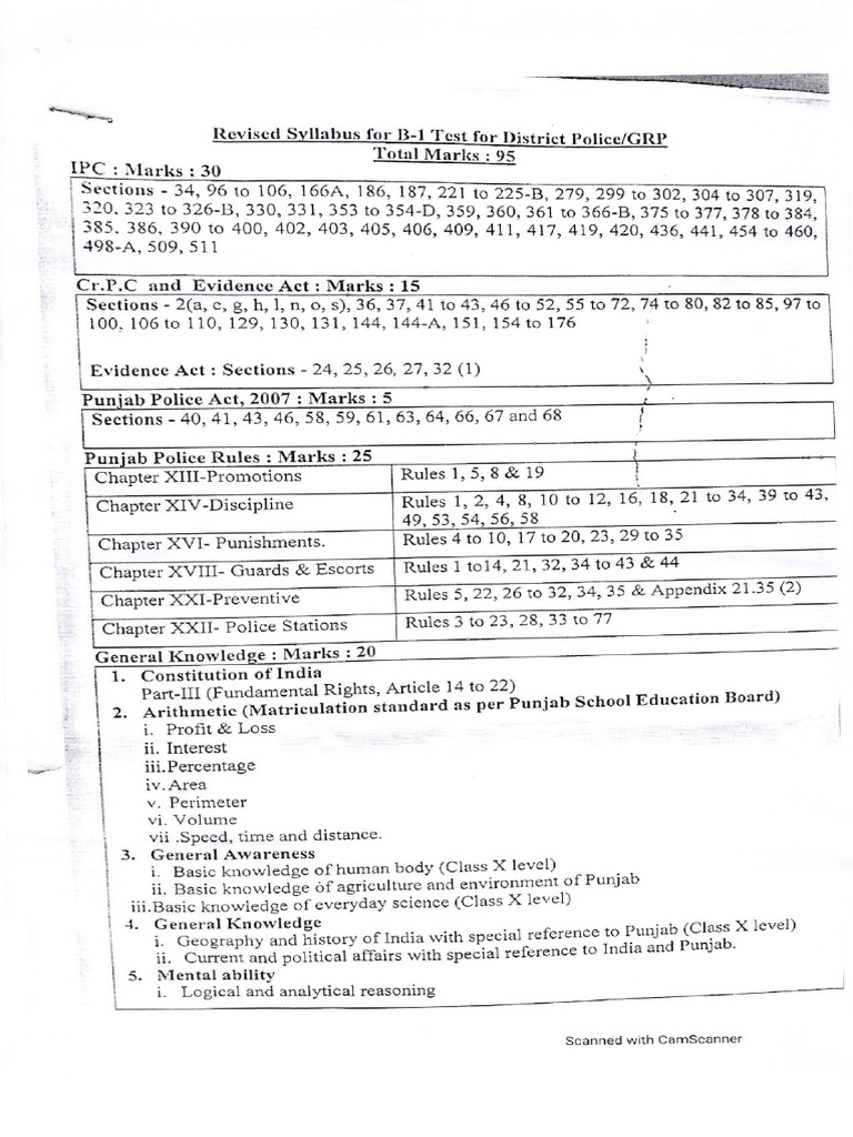 Syllabus For BPT | PDF