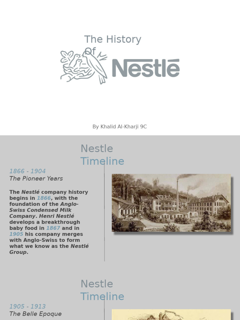 History of Nestle | PDF | Nestlé