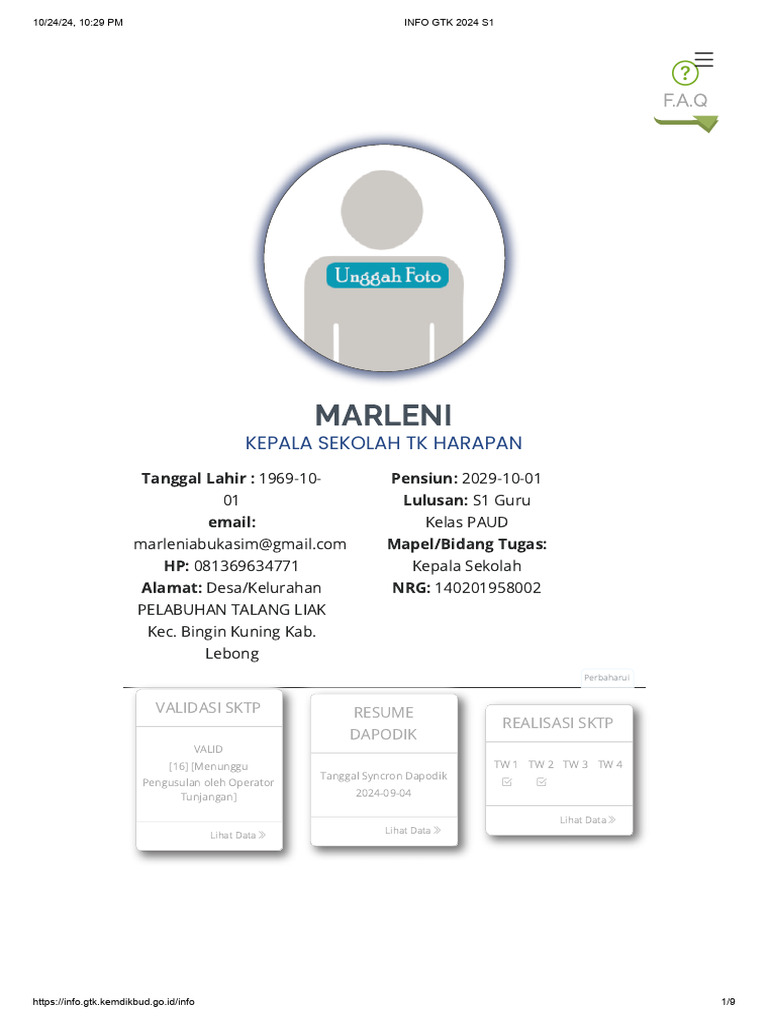 Info GTK 2024 s1 Marleni 24 | PDF