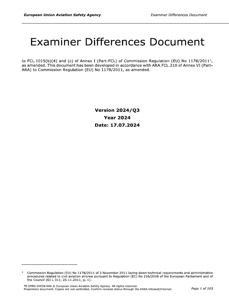 Examiner Differences Document 2024Q3 - 17072024 | PDF