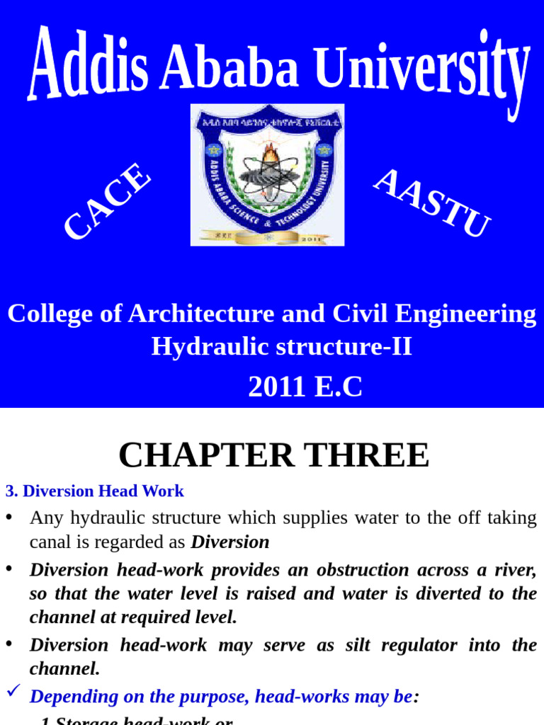 CH-III, Hydraulic Structure-II | PDF | Soil Mechanics | River
