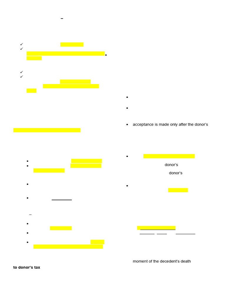 L1 Law Final | PDF | Inheritance | Estate Tax In The United States