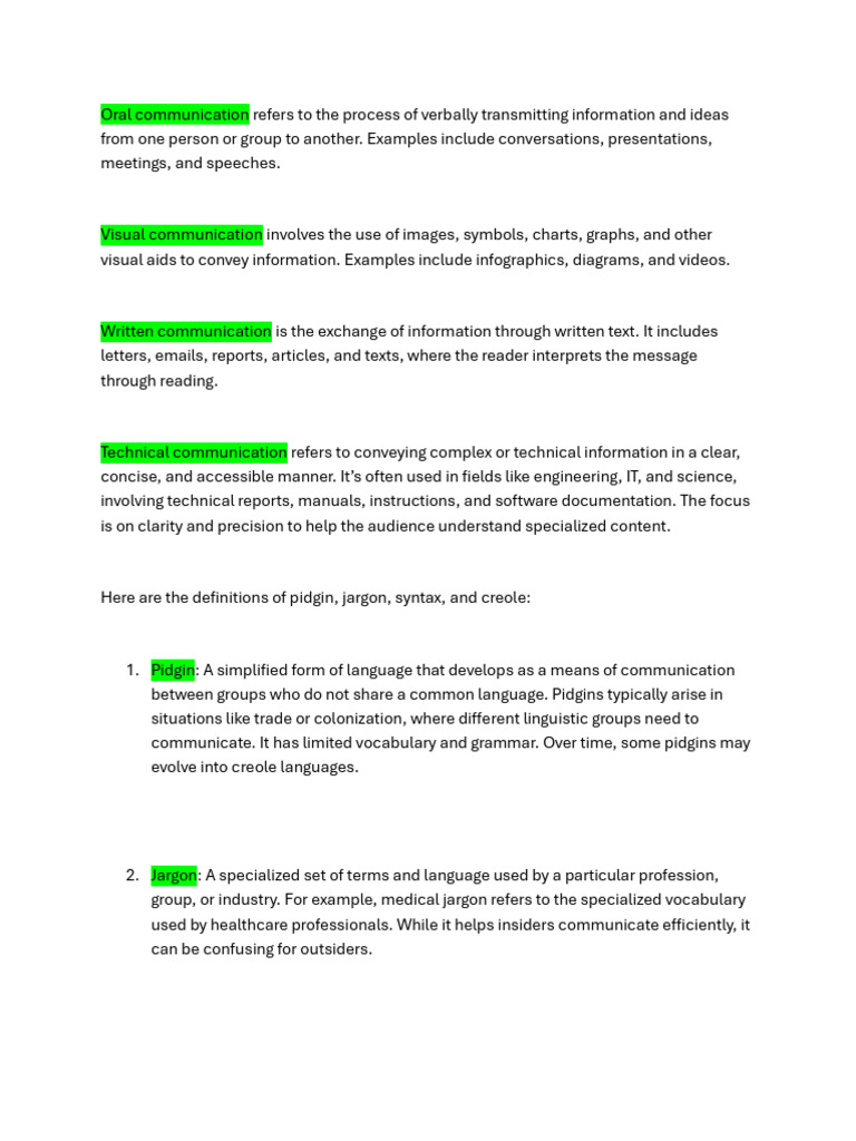 Document | PDF | Jargon | English Language