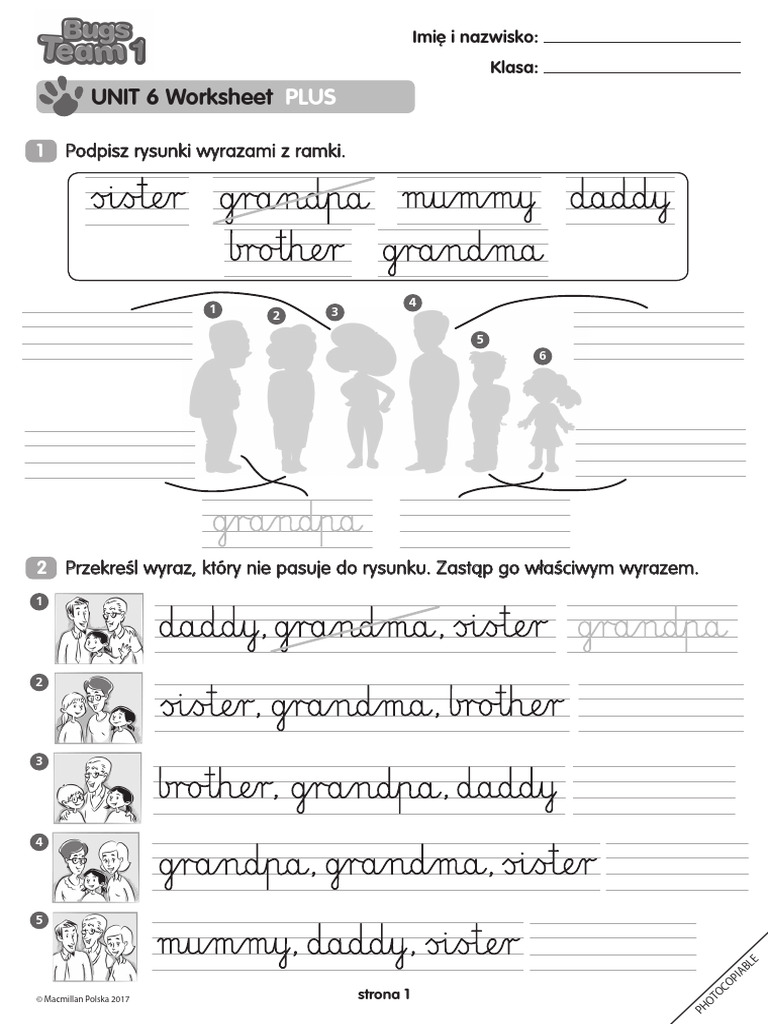 BT1 Unit 6 PB Worksheet Plus | PDF