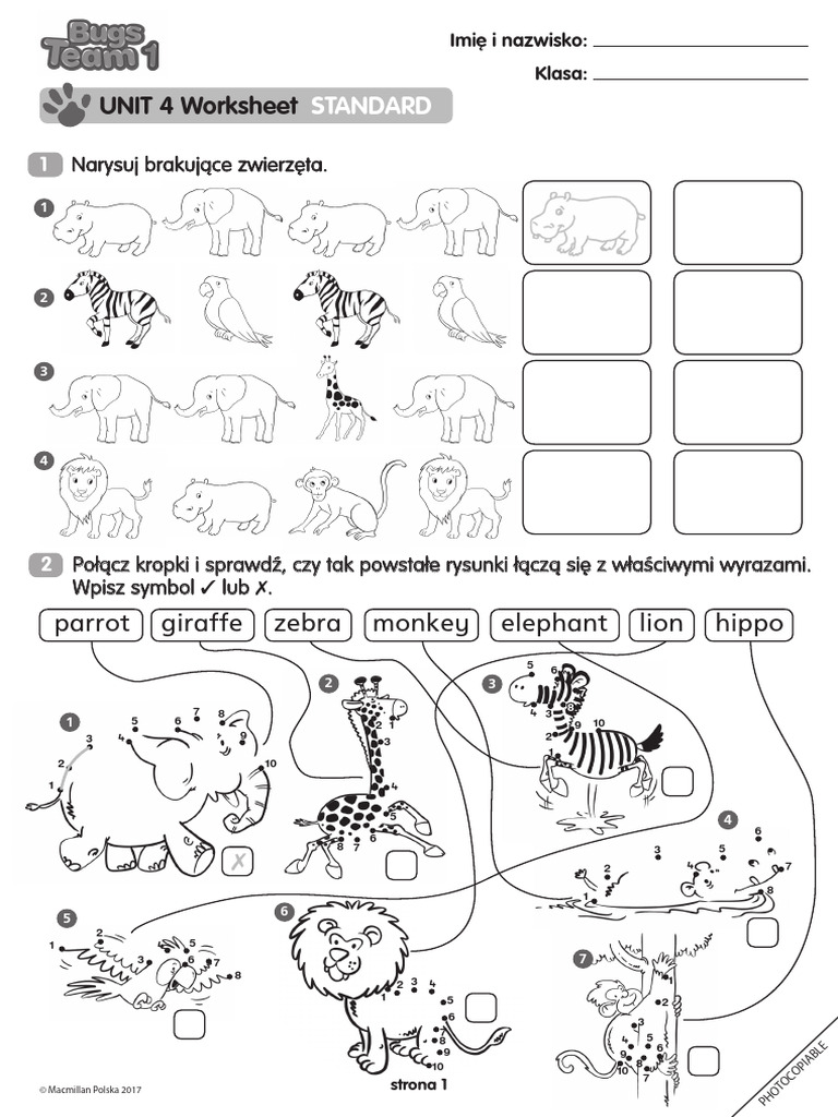 BT1 Unit 4 PB Worksheet Standard | PDF