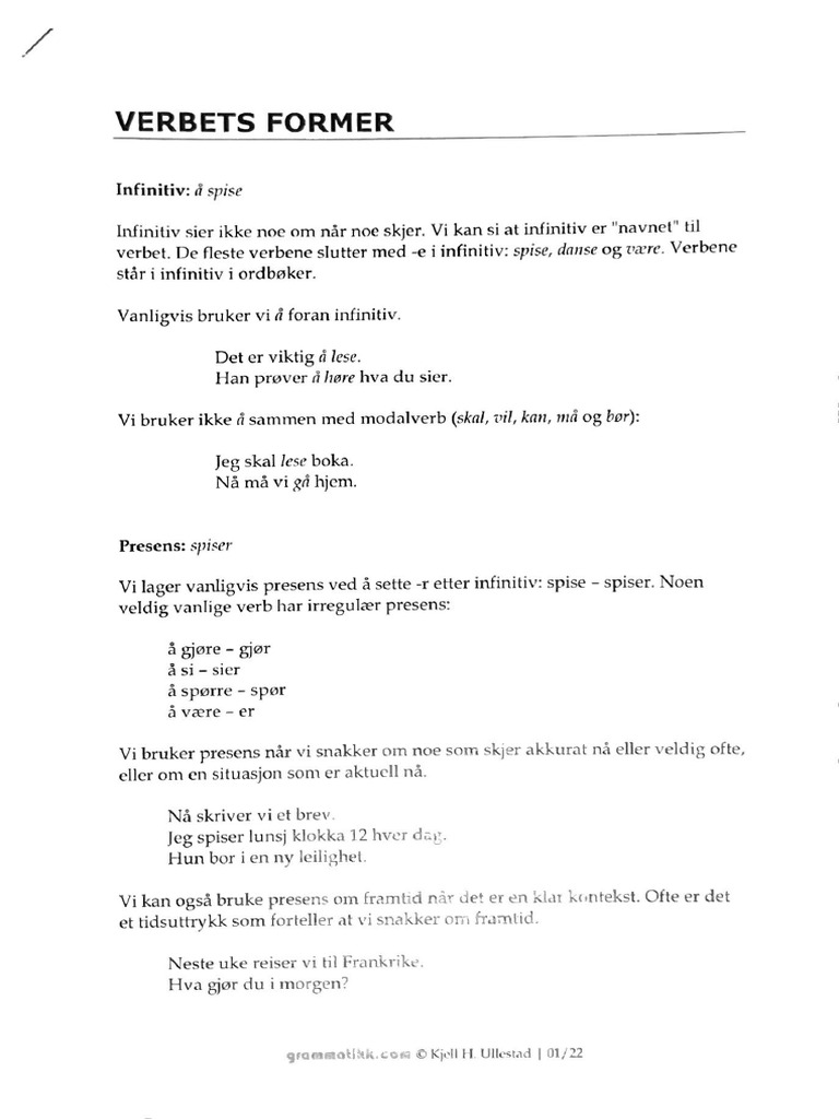 Verbets Former | PDF