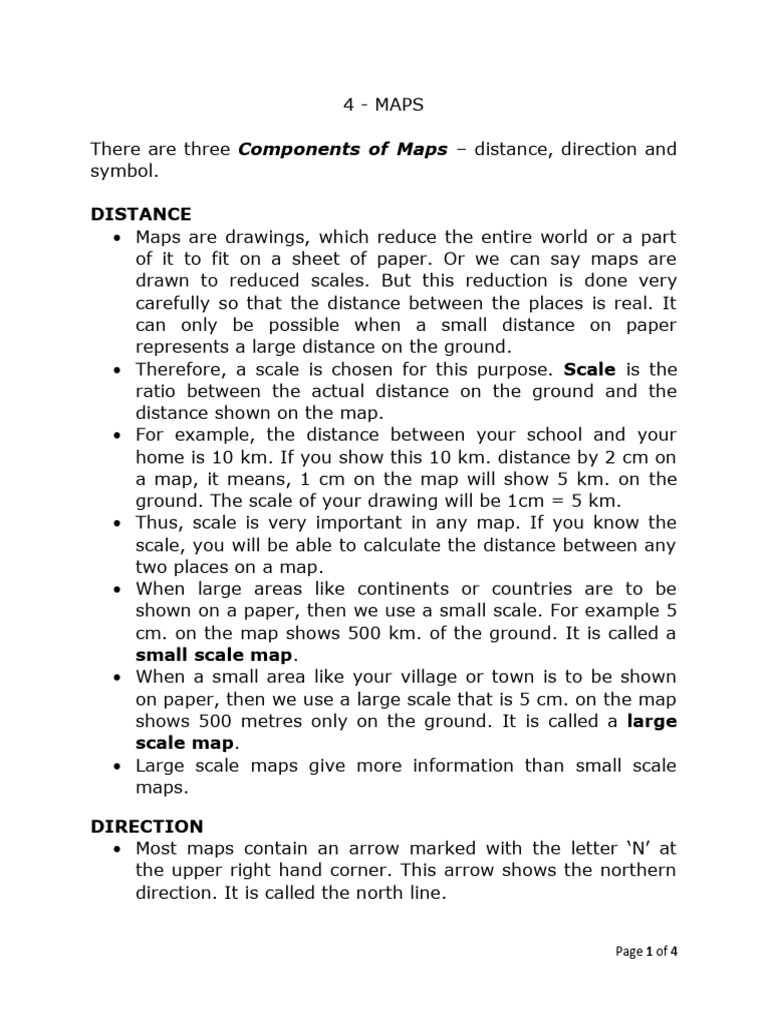 Vi Geo L04 M02 Maps Handout | PDF | Map | Compass