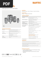 BARTEC FEAM Glands Data Sheet | PDF | Physical Sciences | Secondary Sector Of The Economy