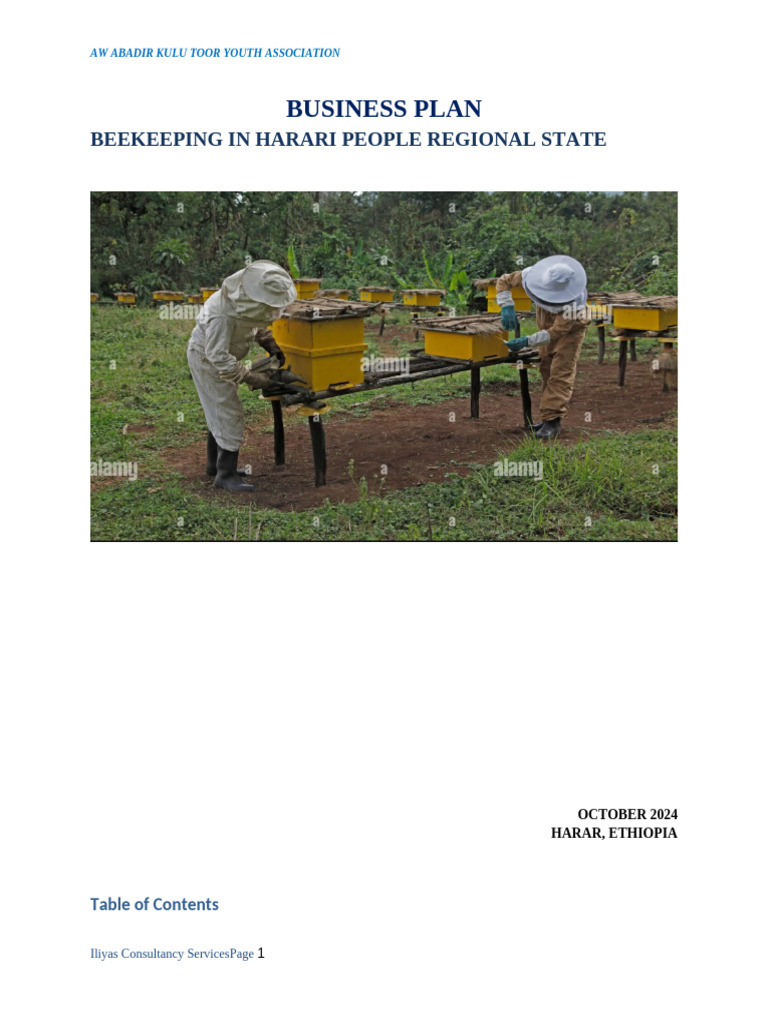 Beekeeping Business Plan | PDF | Beehive | Beekeeping