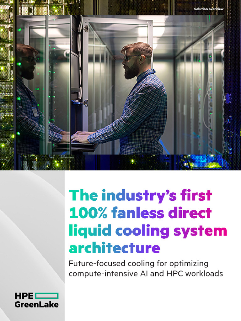 The Industry's First 100 Fanless Direct Liquid Cooling System Architecture-A50011484enw | PDF ...