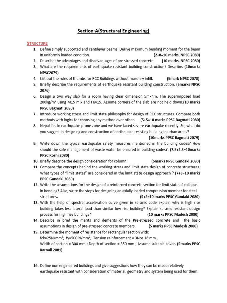 Structural Engineering Pdf Civil Engineering Building Engineering