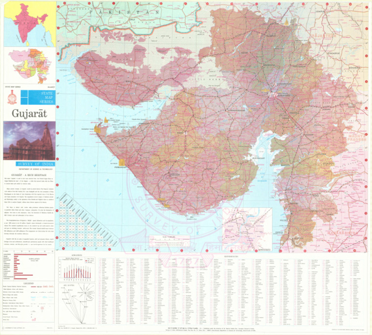 Gujarat Map | PDF