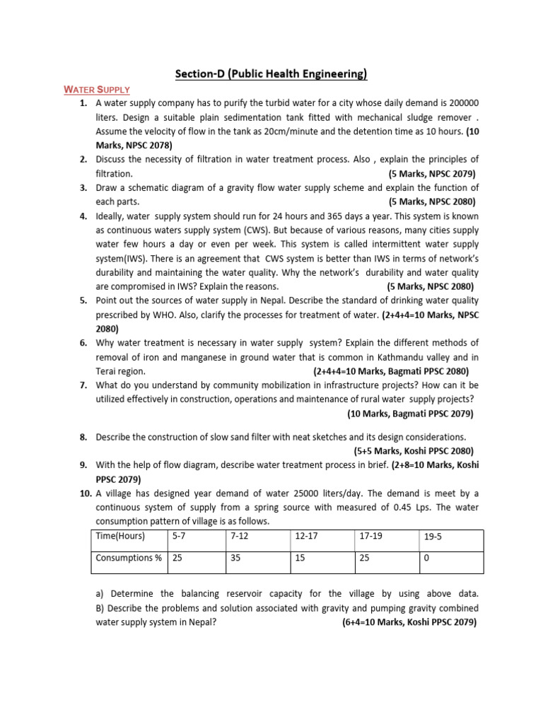 Public Health Engineering | PDF | Water | Sewage Treatment Public Health Engineering | PDF | Water | Sewage Treatment