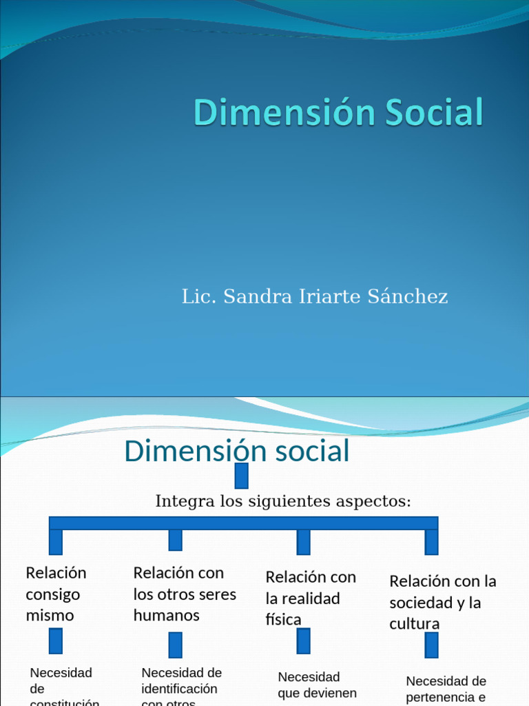 Dimensión Social | PDF | Ciencia y matemáticas