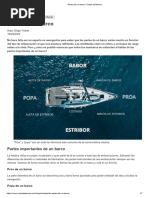 Partes de un Barco: Proa, Popa y Amura | PDF | Barcos | Embarcación