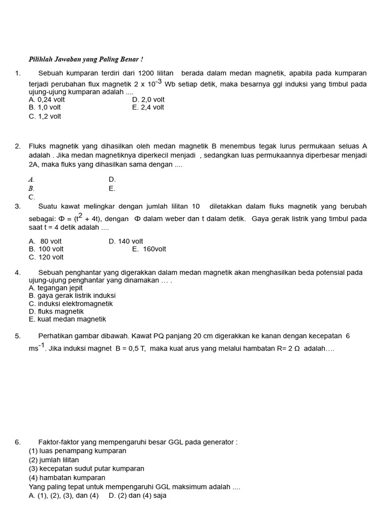 GGL Induksi dan Transformator dalam Fisika | PDF
