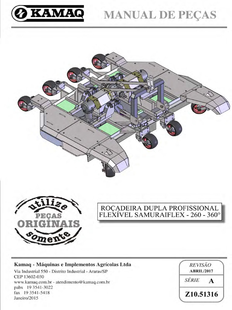 Rocadeira Kamaq F260 | PDF