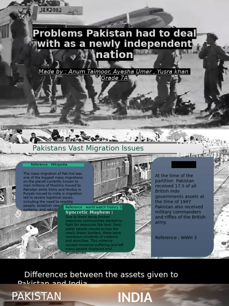 Problems Pakistan Had To Deal With | PDF | Muhammad Ali Jinnah | Pakistan