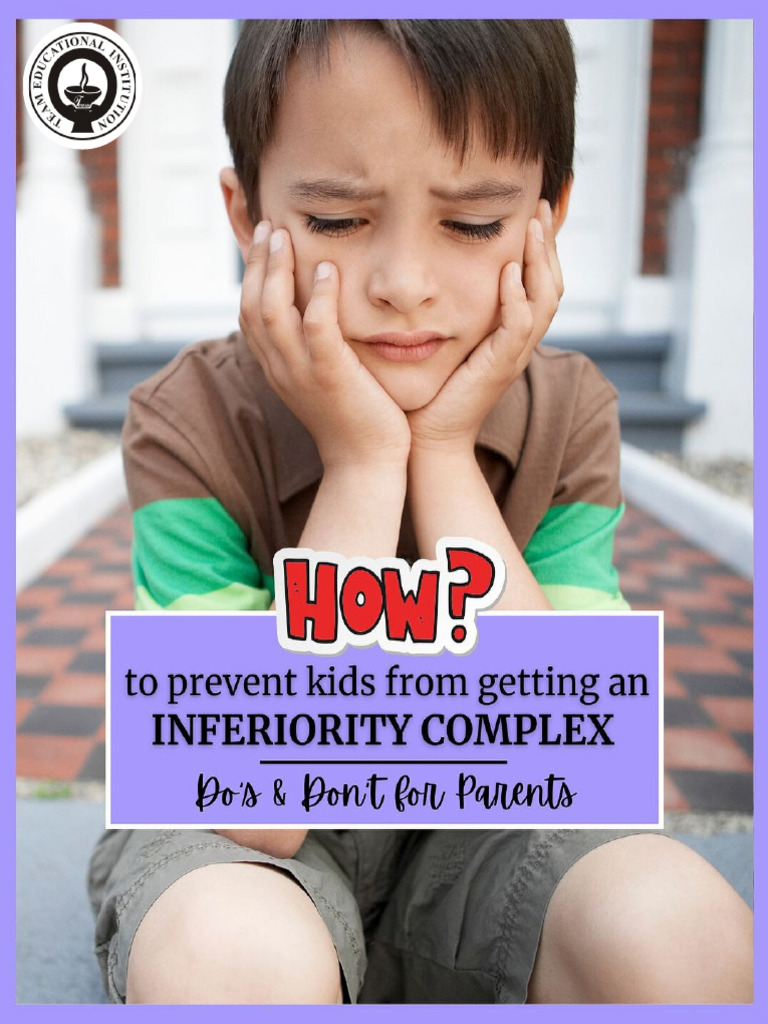Prevent Kids From Inferiority Complex | PDF | Foreign Language Studies
