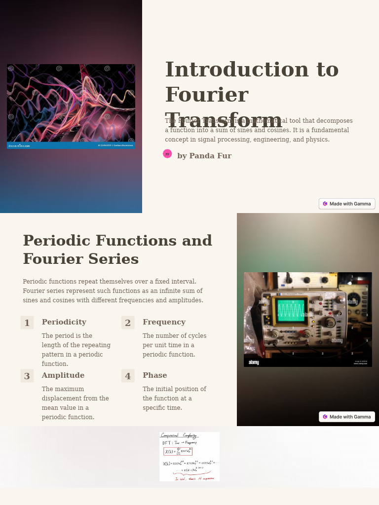 Introduction To Fourier Transform | PDF | Fourier Transform | Discrete ...