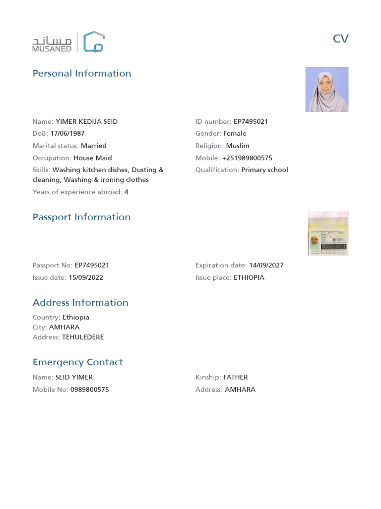 Candidate CV | PDF
