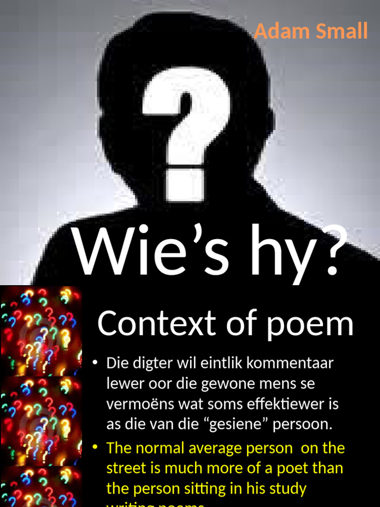 Gedig - Wie's Hy | PDF