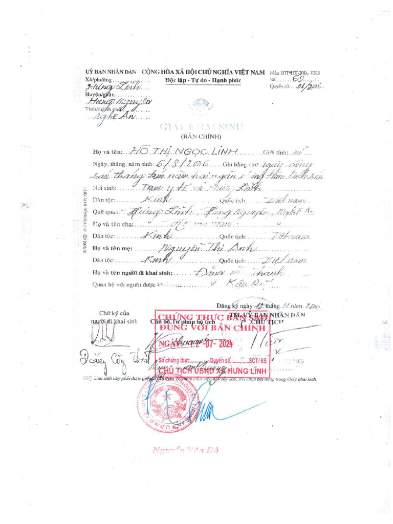 GKS - HỒ THỊ NGỌC LINH | PDF