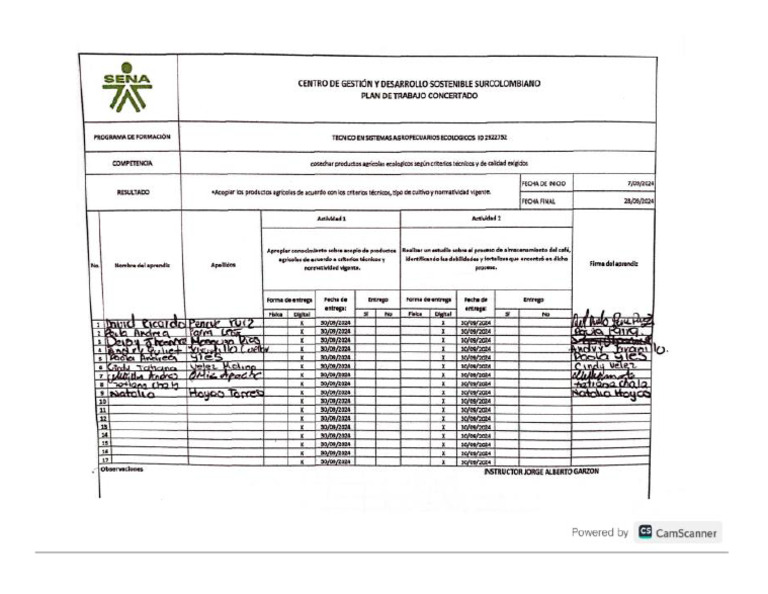 Plan de Trabajo Rap 3 | PDF