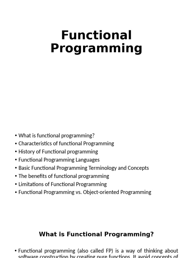 Functional Programmings | PDF | Functional Programming | Function ... Functional Programmings | PDF | Functional Programming | Function ...