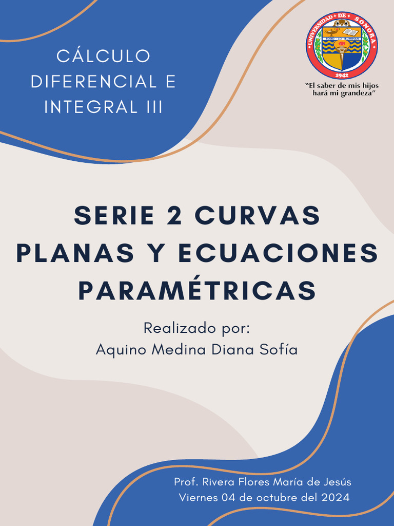 Curvas Planas y Ecuaciones Parametricas 2 | PDF