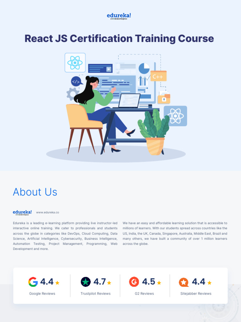 Edureka Training - React JS Certification Training Course | PDF | Systems Architecture ...