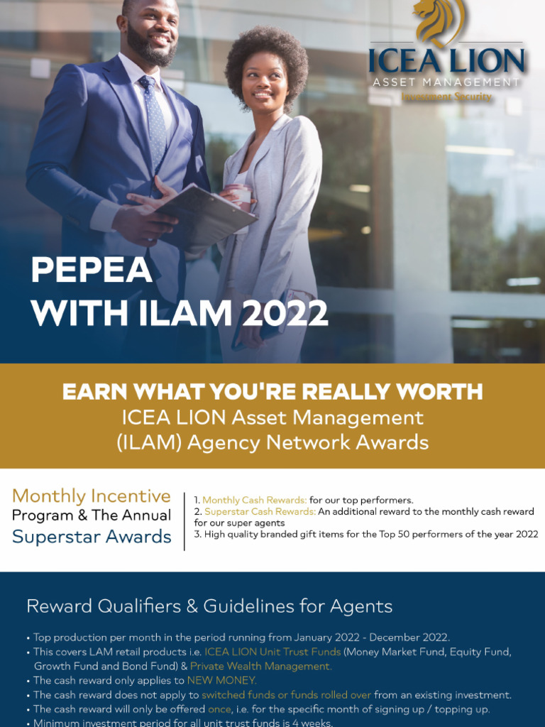 Pepea With ILAM 2022 Agents Incentives Programme.. | PDF