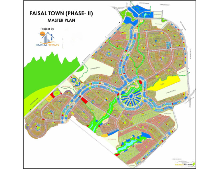 Master Plan of Faisal Town Phase II | PDF