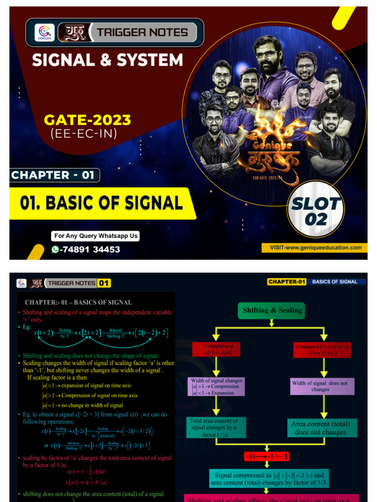 Basics of Signal and System | PDF