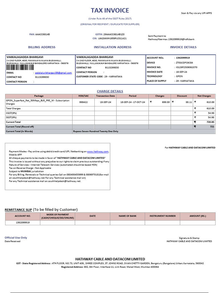 Sep Wifi Wns | PDF | Invoice | Payments