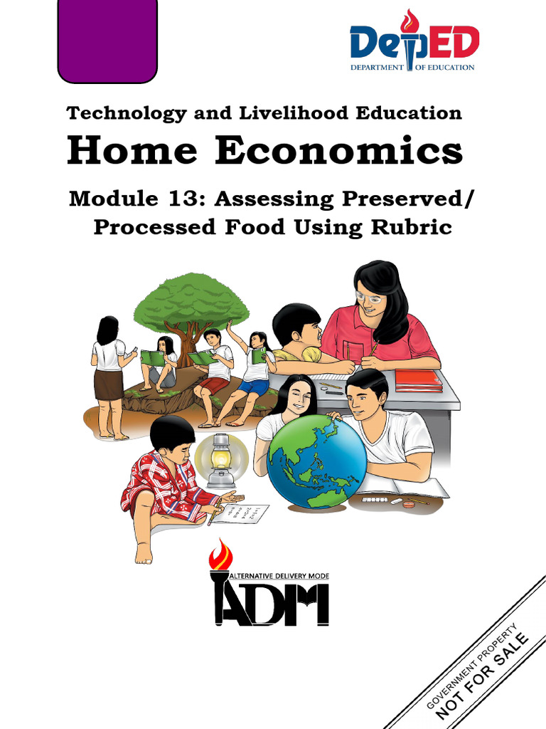 HE6 - q1 - Mod13 - Assessing Preserved Processed Food Using Rubric ...