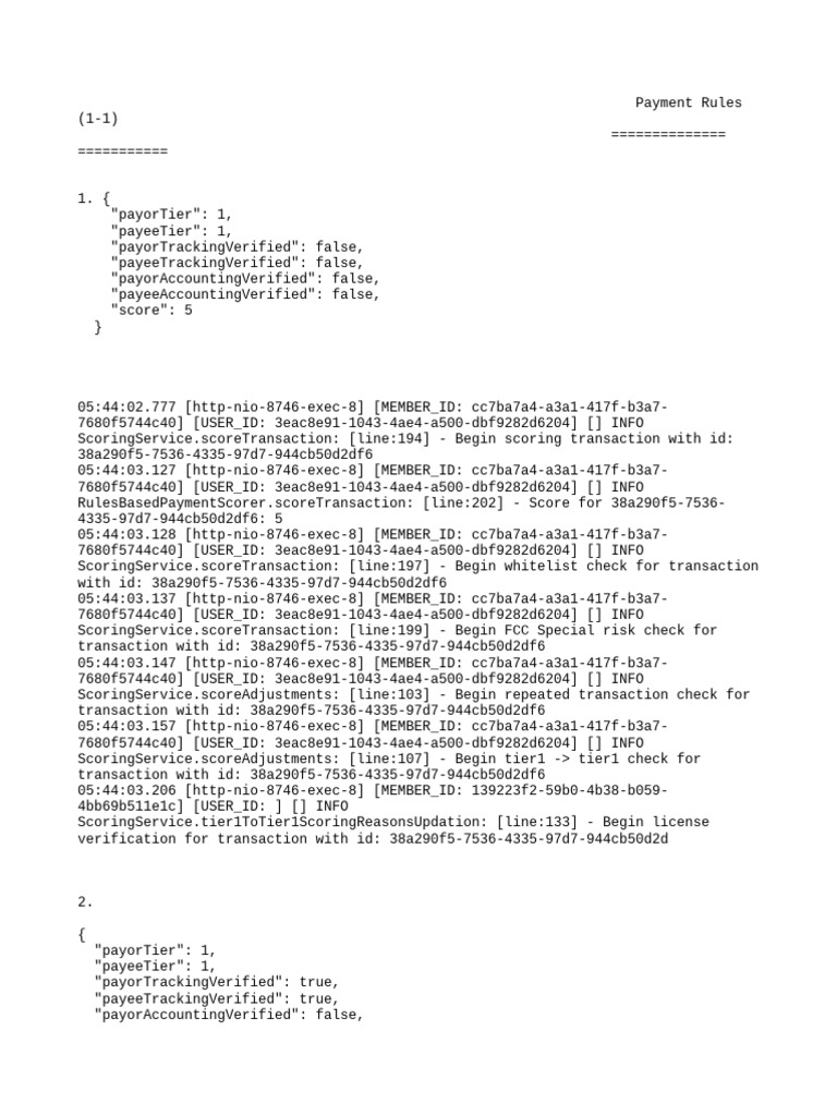 Scoring | PDF | Corporate Jargon | Payments