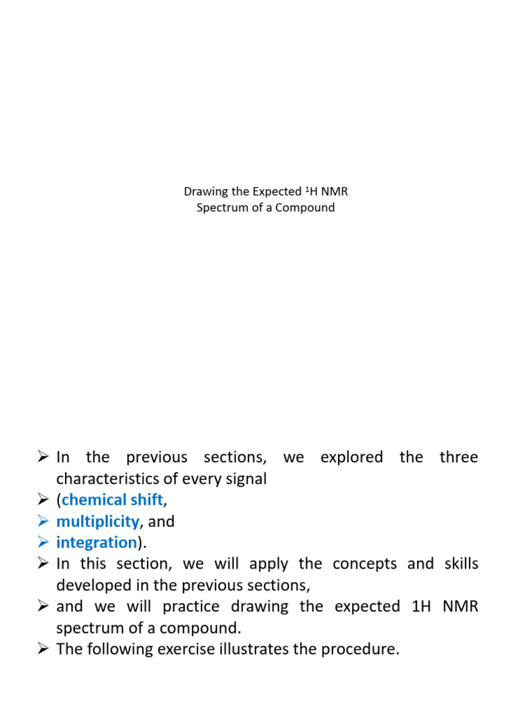 3c. Vie NMR 1h p3 Draw NMR | PDF