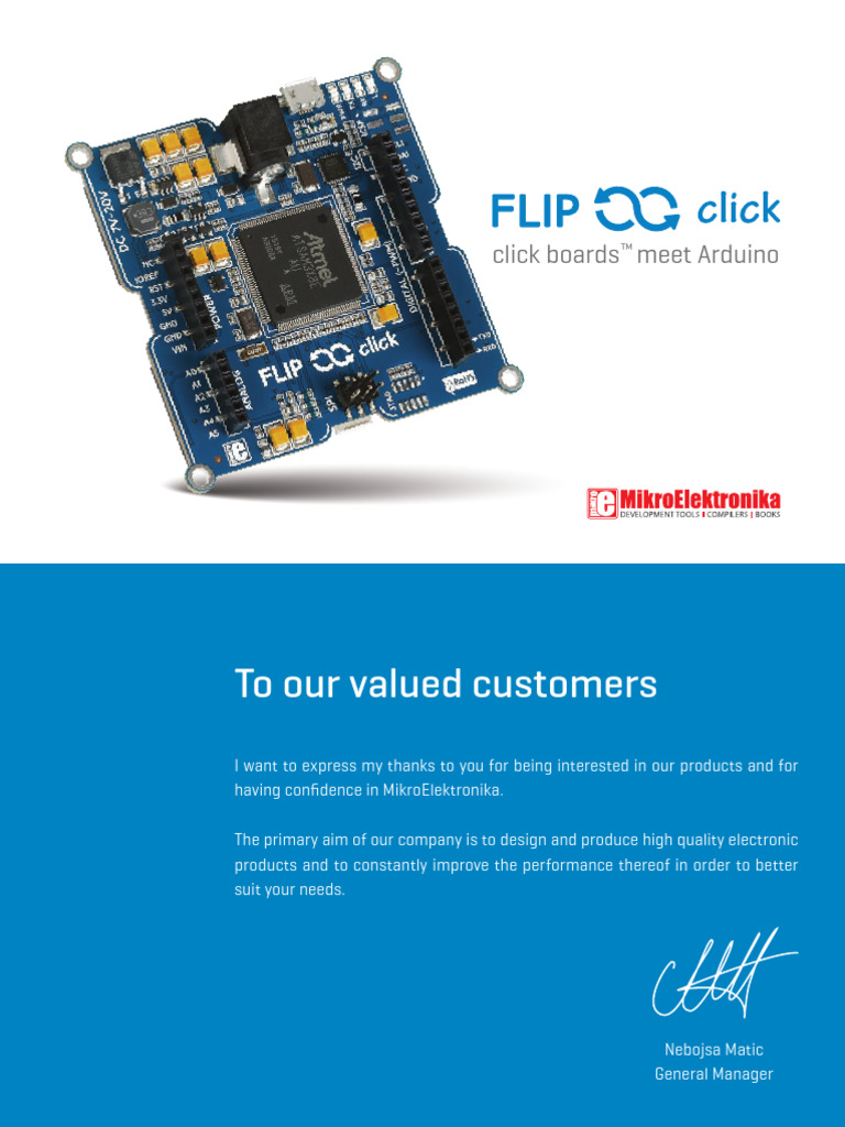Flip N Click Manual v100 | PDF | Arduino | Computer Engineering