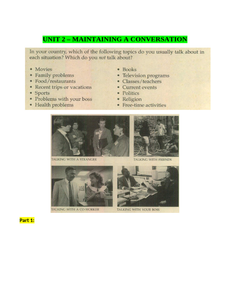 UNIT 2 - Summary | PDF