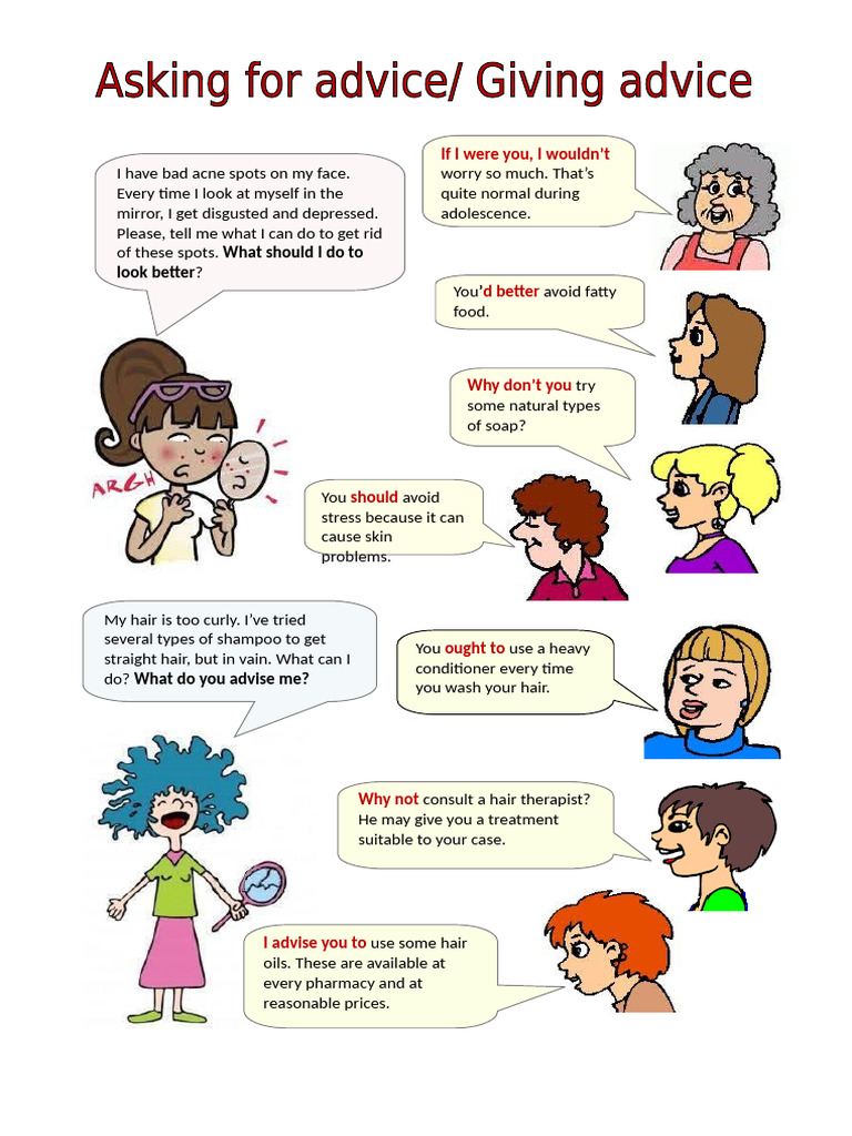 Asking-For-Adviceg and Giving Advice | PDF