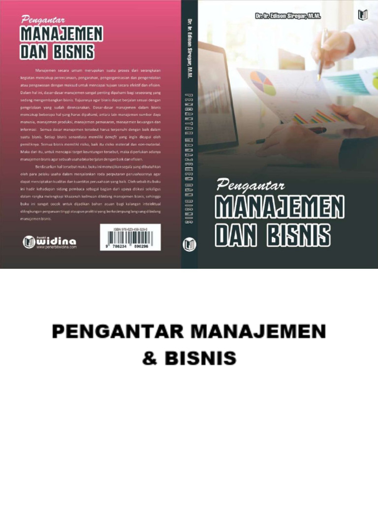 Pengantar Manajemen Dan Bisnis (Dr. Ir. Edison Siregar, M.M.) (Z-Library) | PDF | Career & Growth