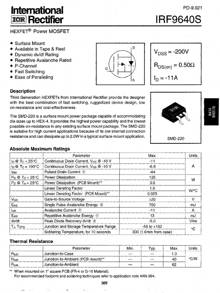 Electronics Component Datasheet Guide | PDF | Computers